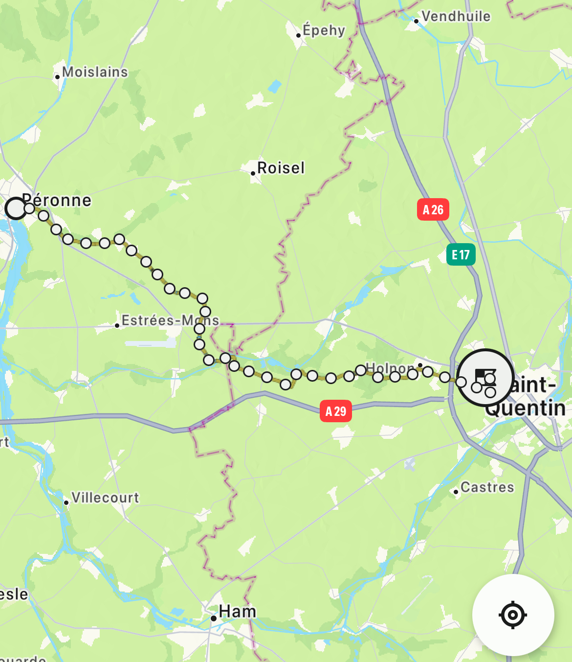 Peronne to St Quentin: crossing the lines – The Loafing Pilgrim